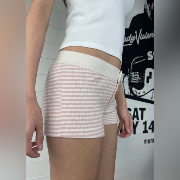 Brandy Melville | Intimates & Sleepwear | Brandy Melville Pink Striped ...